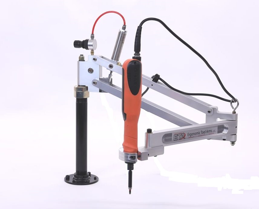 Torque Arms for Fastening VERTICALLY with INLINE Electric Tools | torquearms.com