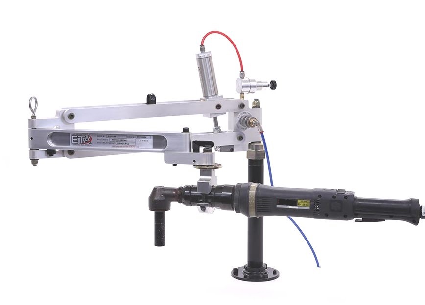 Torque Arms for Fastening VERTICALLY with Electric RIGHT ANGLE Tools | torquearms.com