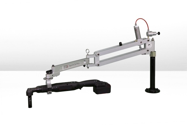 Torque Arms for Fastening VERTICALLY with Electric RIGHT ANGLE Tools | torquearms.com