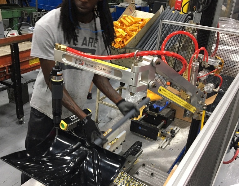 Torque Arms with DOWN FORCE ASSIST for Fastening VERTICALLY using ...