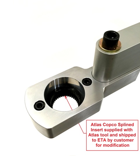 Torque Arms for Fastening VERTICALLY with DEDICATED HOLDERS for SPECIFIC Electric Tools ...