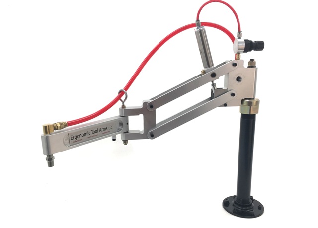 Torque Arms for Fastening VERTICALLY with INLINE Air Tools | torquearms.com