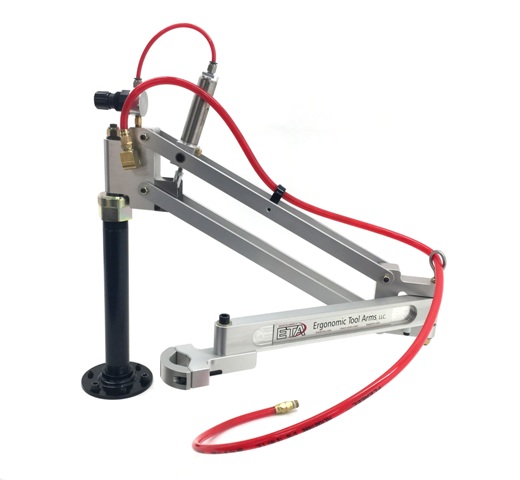 Torque Arms for Fastening VERTICALLY with INLINE Air Tools | torquearms.com